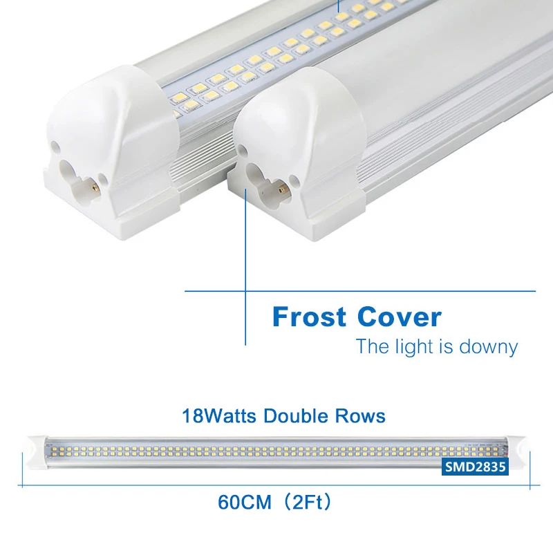 New Integrated T8 Led Tube Light 600mm 9w Led Bulb Tube Lamp 2ft 0.6cm ...