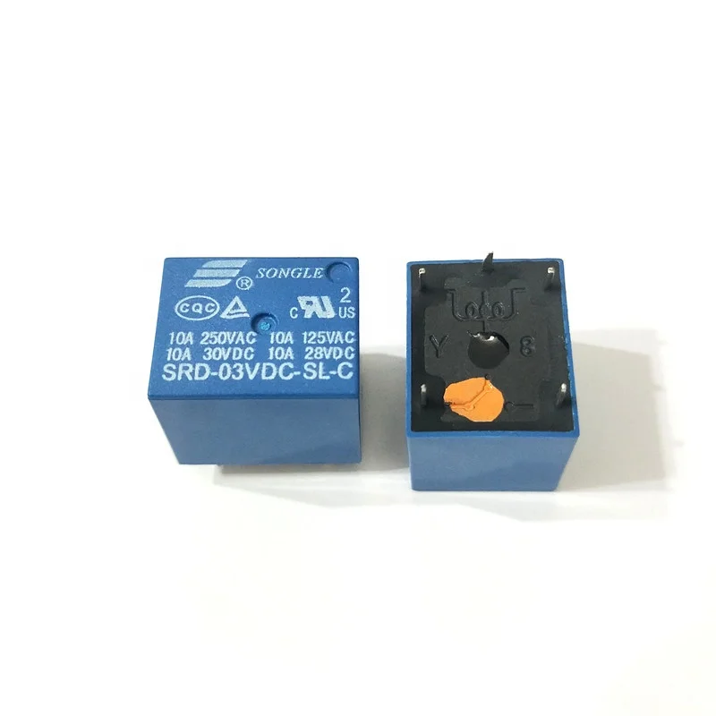 High Quality Relay 10a 250vac 5pin Srd-05vdc-sl-c - Buy Low Voltage ...