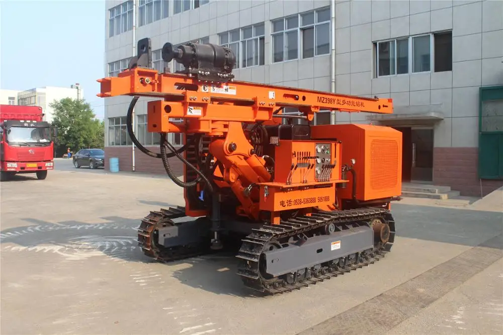 mountain solar ramming piling machine for solar pile driving MZ398Y ...