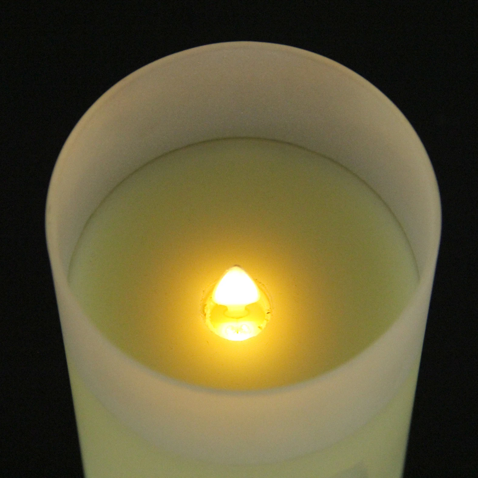 Small Battery Dull Polish White Plastic Led Candle Light Wholesale ...