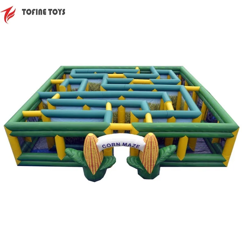 Outdoor Interactive Inflatable Laser Corn Maze for Sale