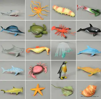 Plastic Toy Octopus/plastic Toy Sea Animals/mini Plastic Toy Safes ...