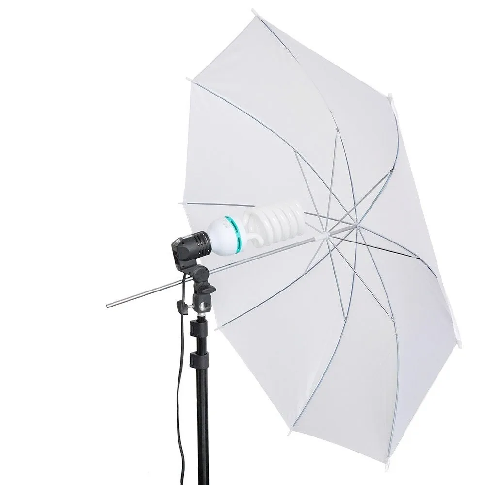 Triple 600W 5500K Photo Studio Day Light Umbrella Continuous Light Kit ...
