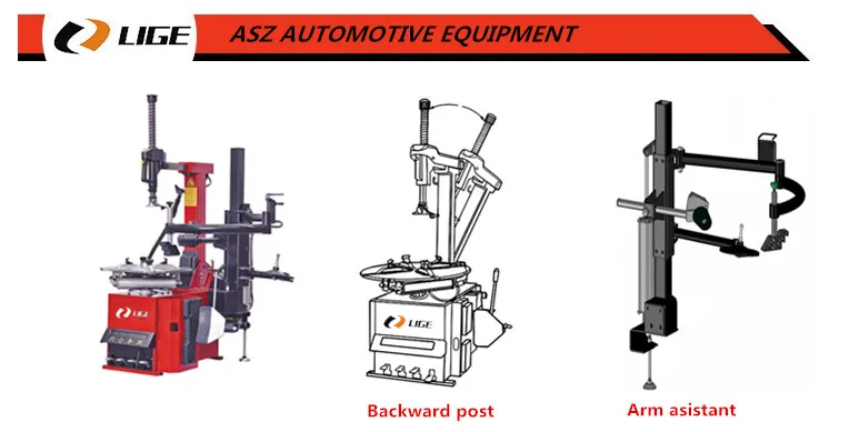 Vehicle Equipment Advanced Tyre Shop Run-flat Tyre Changer Backward ...