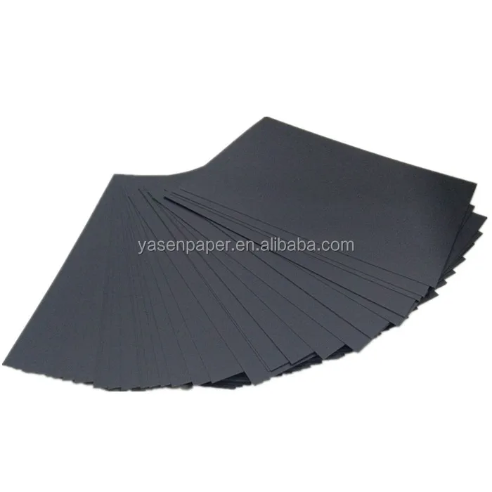 Black Paper 1mm Thick Black Paperboard Mill & 70 100cm Paper Sheets ...