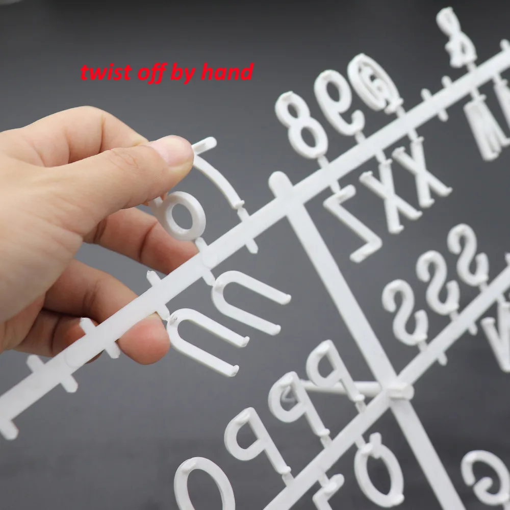 Oem Service Injection Mold Custom Small Plastic Letters For Letter ...