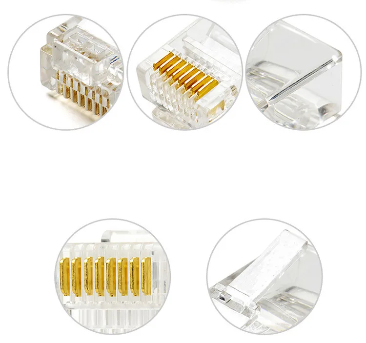 10 Pin Network Plug Cat5e Rj45 Connector - Buy Rj45 Connector,10p10c ...