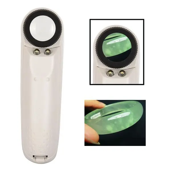 40X Magnifying Glass with LED Light - Ideal for Education