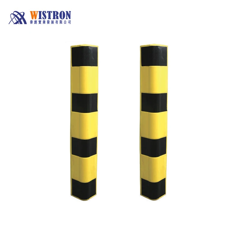 Reflective Column Guard Road Safety Rubber Corner Guards - Buy Parking ...