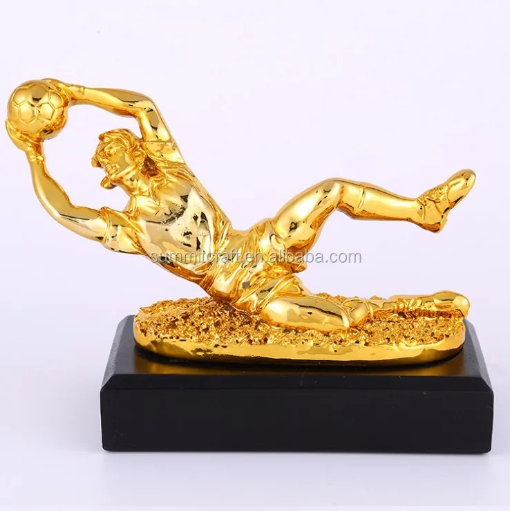 Custom Resin Golden Shoe Soccer Trophy Award - OEM Quality