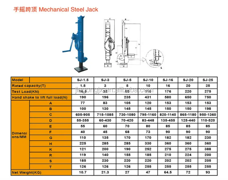 Steel Trailer Container Floor Jack - Buy Mechanical Steel Trailer ...