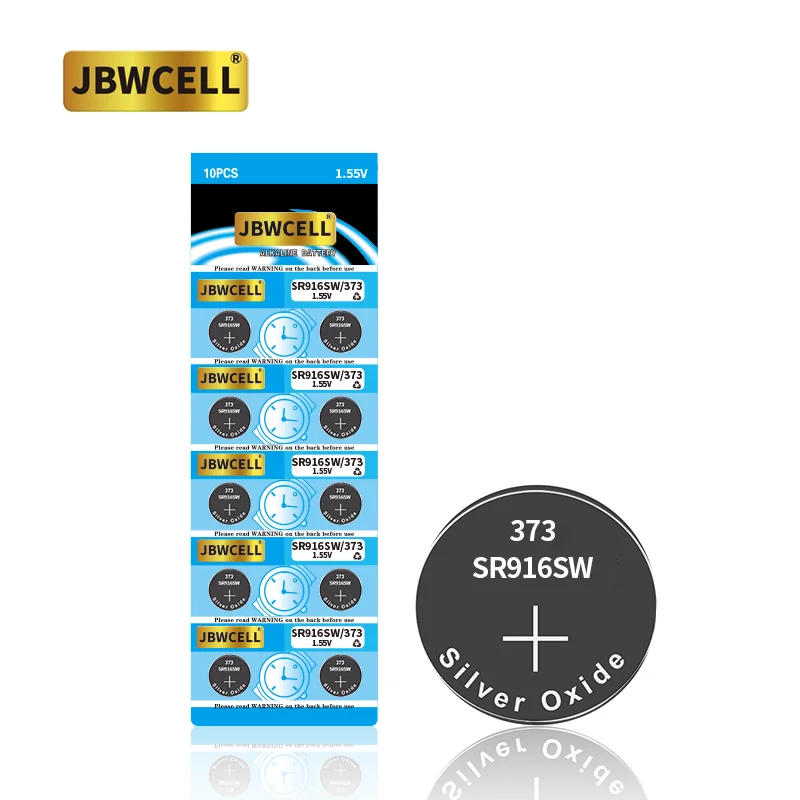 1.55v Sr916sw 373 Silver Oxide Button Cell Battery For Watches - Buy ...