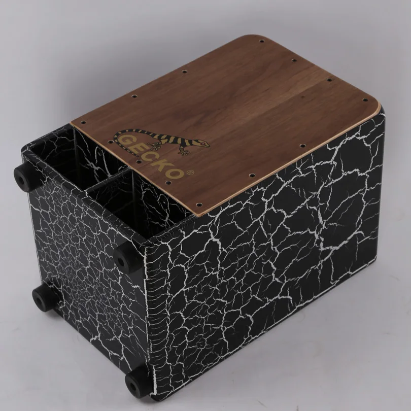 Gecko CD01A Cajon Box Drum nuevo diseño único dos agujeros de sonido ...