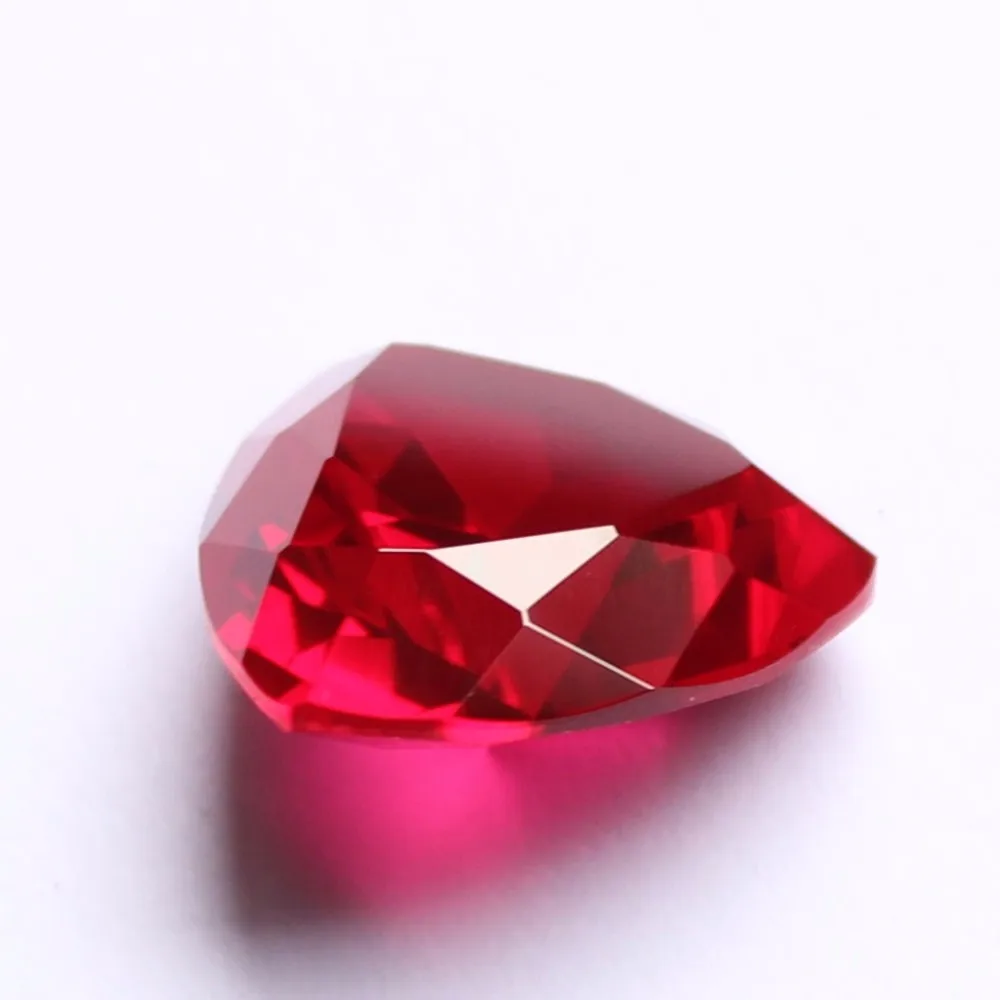 Triangle Shape Ruby New Product 5# Corundum Color Ruby Gemstone ...