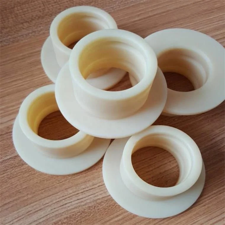 Black Plastic Insulation Flanges Bush Bearing PA6 Nylon