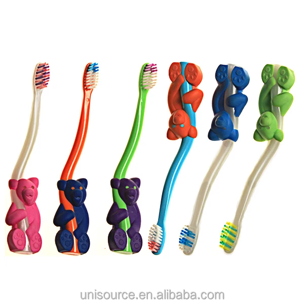 Cute Animal Cartoon Shape Kid Toothbrush Bear - Buy Kid Toothbrush ...