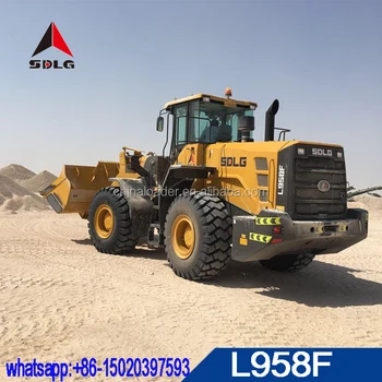 2018 Sdlg Famous Model 958 Wheel Loader 5t Loading L958f Loader - Buy ...