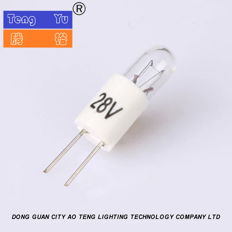 Automotive T5 W2*4.6d White Tungsten Interior Light Bulb - Oem