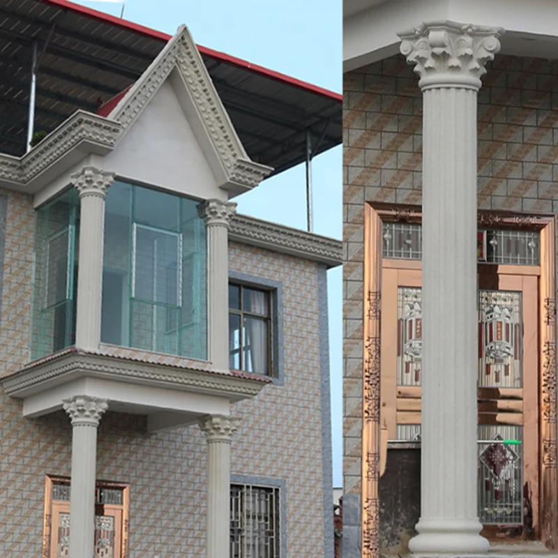 ABS Plastic Concrete Pillar Roman Column Moulds for Sale