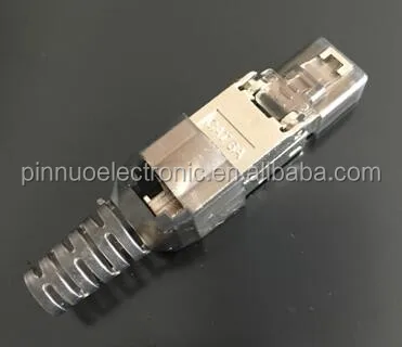 Toolless Type UTP RJ45 Cat6a Connector with Screw Cap