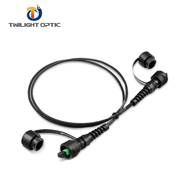 LC Duplex Bulkhead Fiber Optic Connector for Outdoor 5G