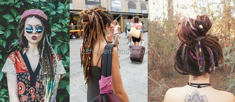 8-12mm Hole Colorful Fabric Cloth Hair Dreads Dreadlock Beads For ...