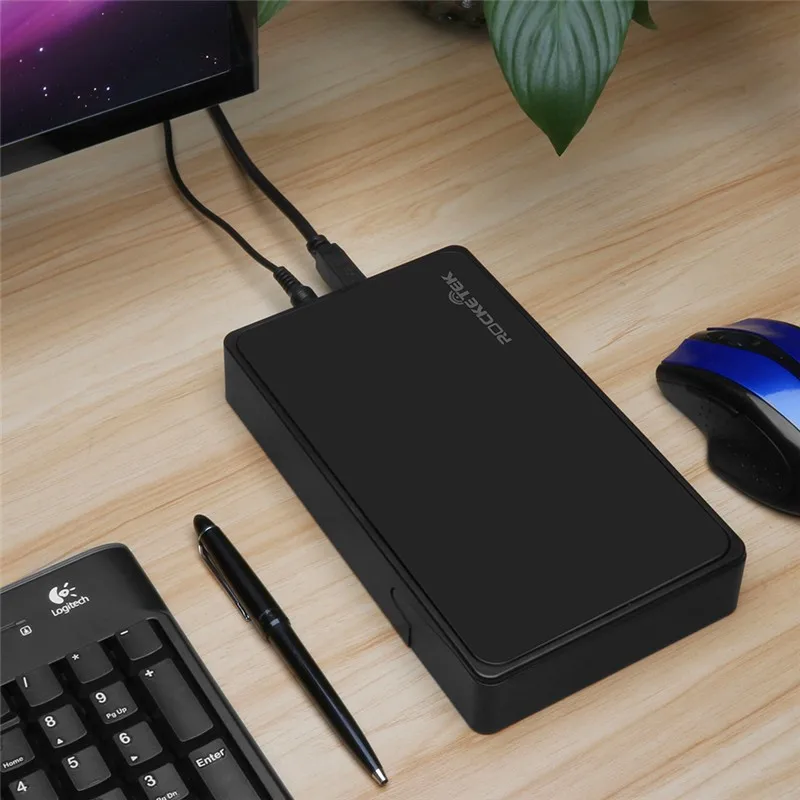 Original 3.5 Inch Usb3.0 To Sataiii Aluminum External Hdd Enclosure For ...