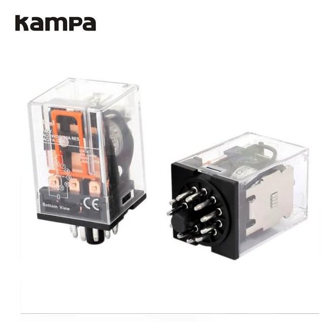 Electromagnetic Intermediate Relay Mk3p-1 Ac220v 11 Pins 10a Jtx-3c - Buy Intermediate Relay ...