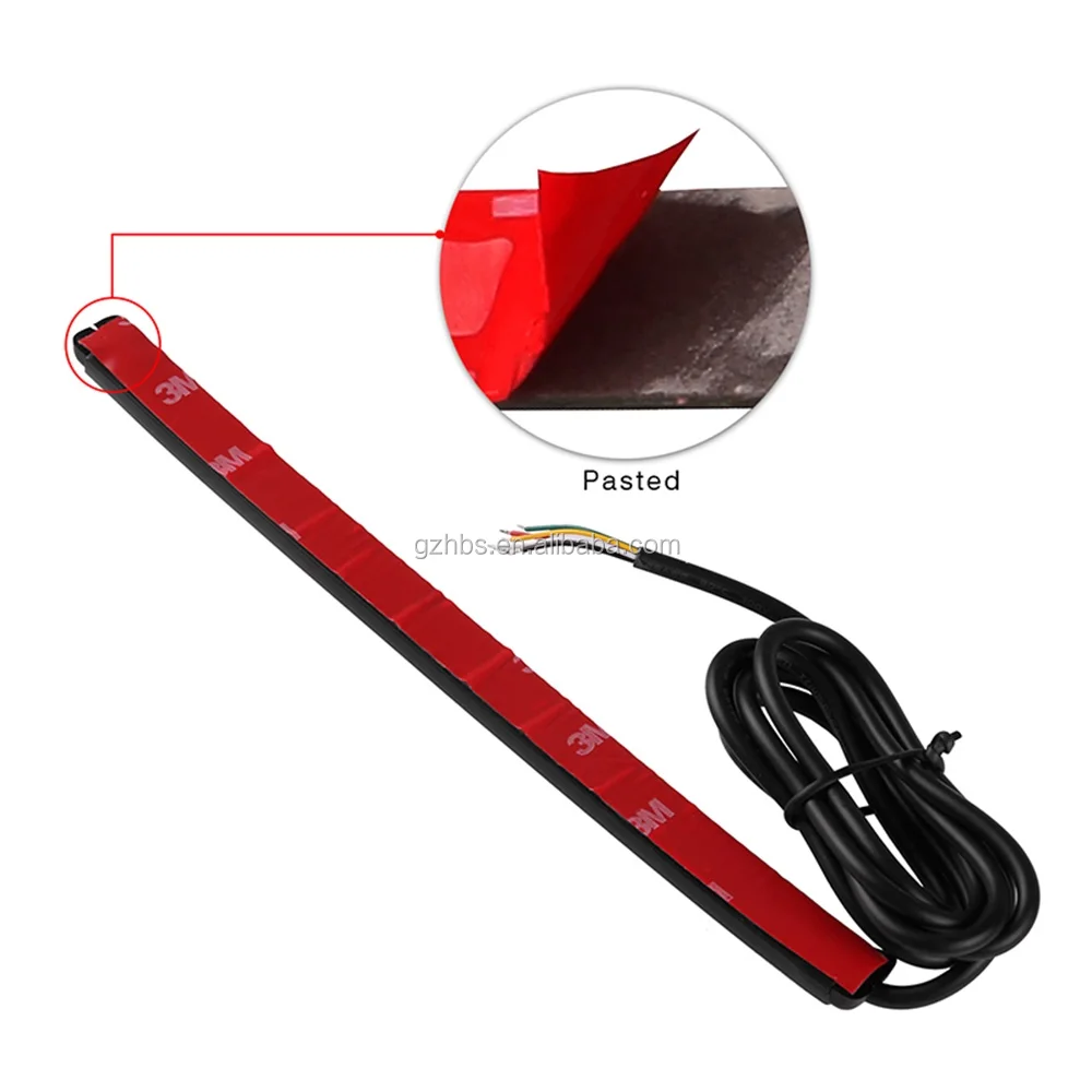 Bar Strip Brake Stop Turn Signal License Plate Light