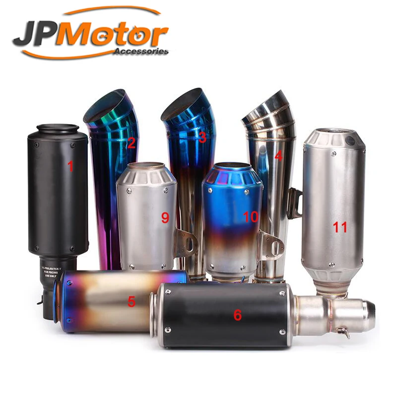 JPMotor China Manufacturer Universal Motorcycle Exhaust System 38-51mm ...