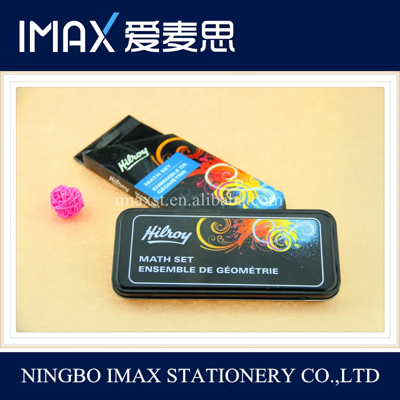 10pcs Tesco Maths Set - School Geometry Box with Stencils