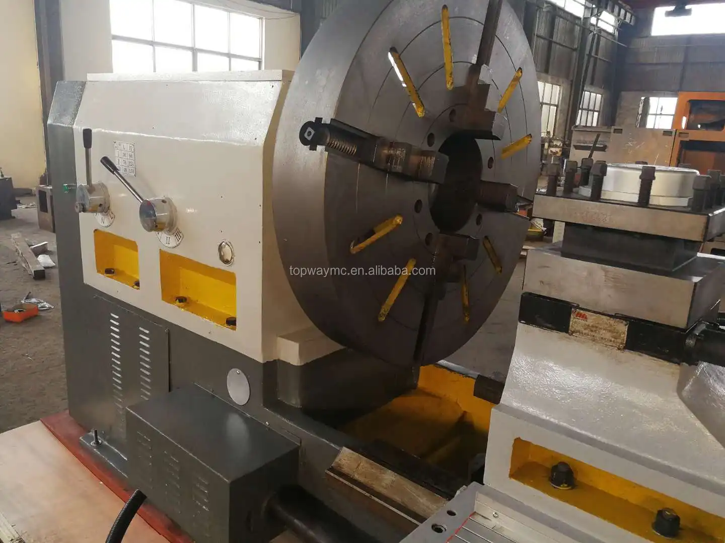 CK64160 CNC Face Lathe - Heavy Duty Aluminum Wheel Hub Tool