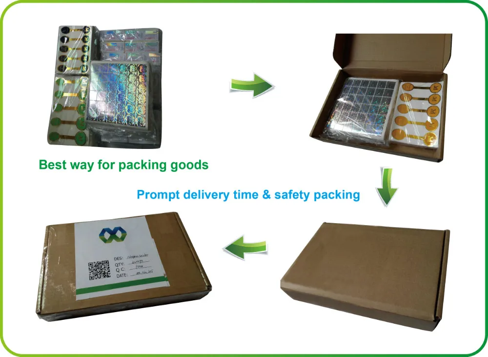 Custom Design Secure Label Packaging / Shining 3d Hologram Label ...