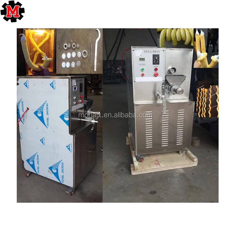 Korean Corn Extruder Machine/corn Hollow Tube Maker/ Puffed Corn Chips ...