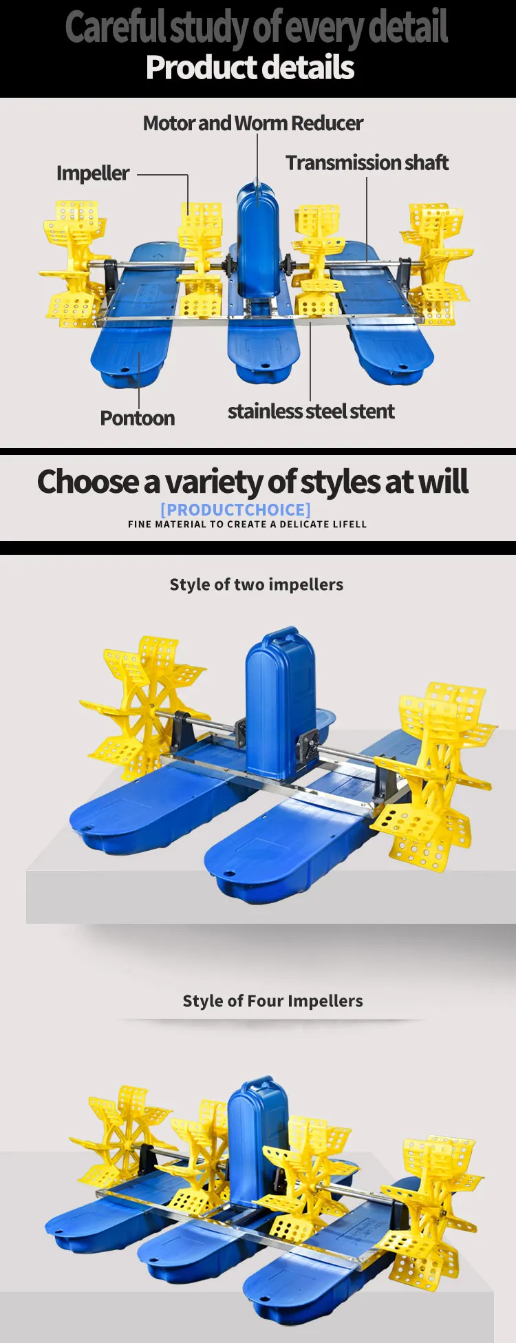 1.5KW Fish Farming Equipment - Efficient Aeration Solutions