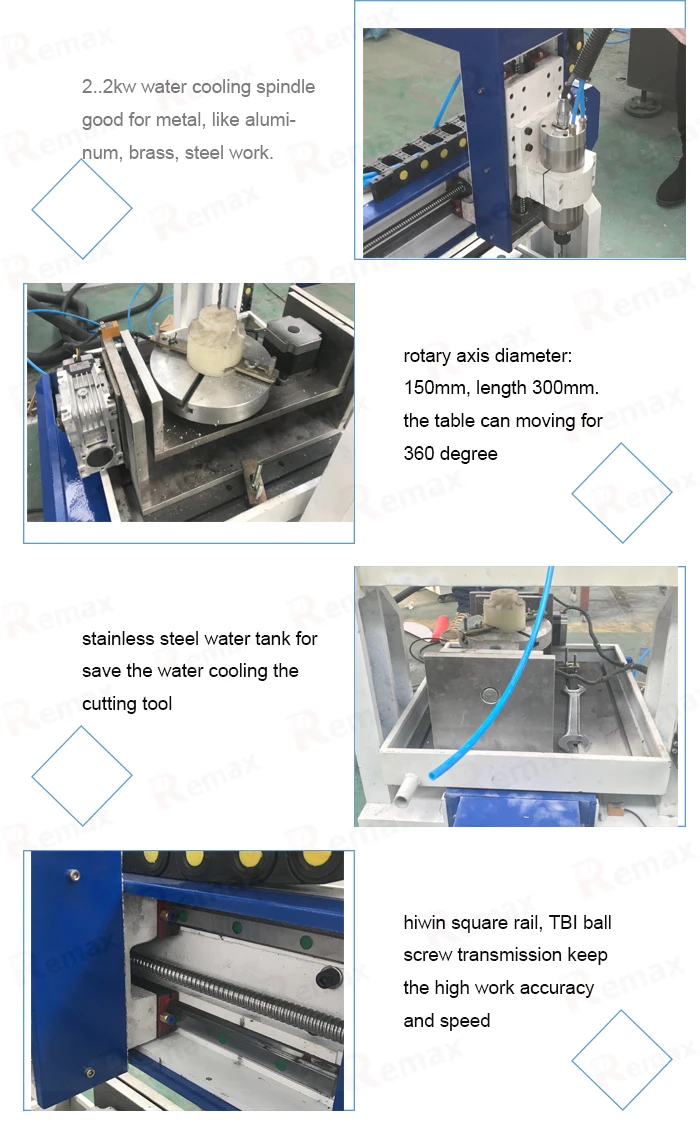 Ball Screw 5 Axis 3040 Cnc Milling Machine for Metal Wood Engraving ...