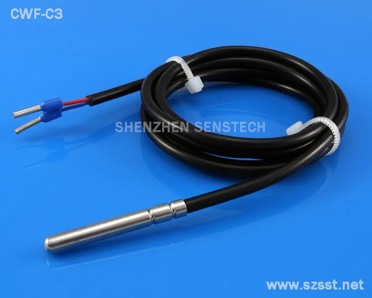 2-wire Waterproof Ntc Thermistor Sensor 100k For Temperature Controller ...