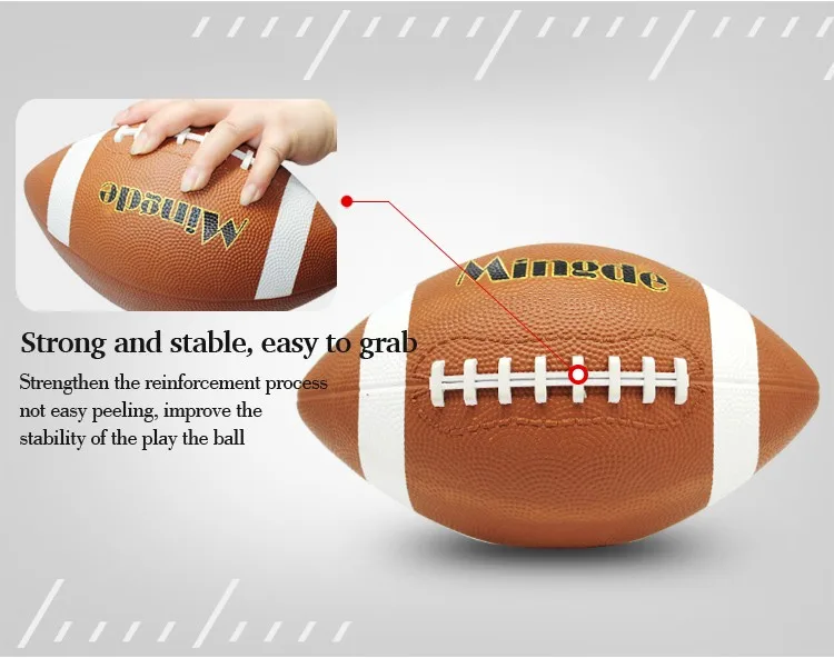 Mini Rubber American Football Ball - Perfect for Training
