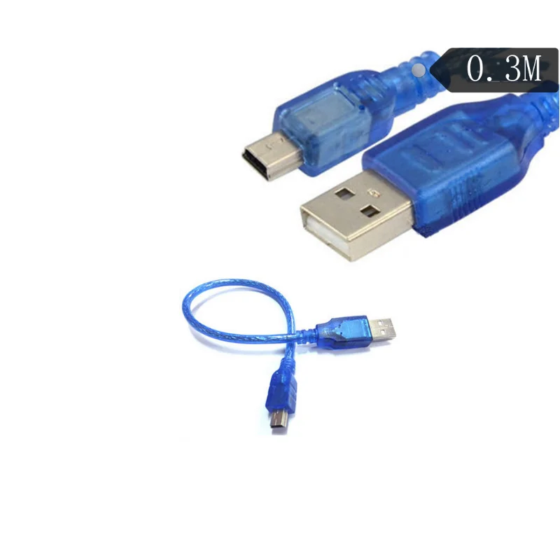 Mini 5p A Maleto Usb 2.0 B Male Extension Data Charging Cable Cord ...