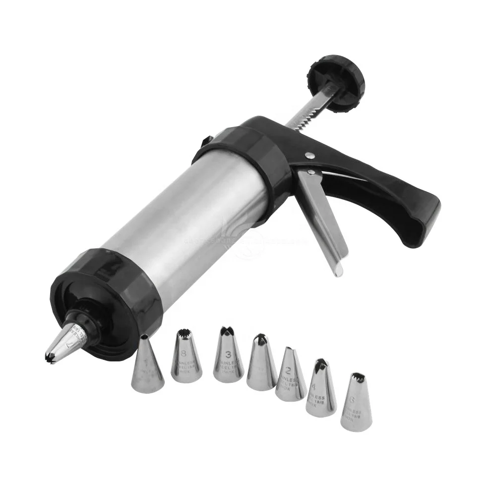 Cream Flower Mouth Squirt Gun Baking Cake Decorating Tool Cupcake ...
