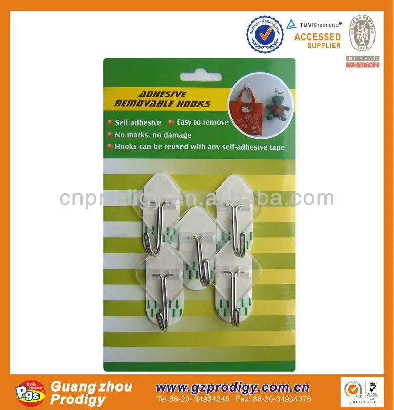 Plastic Small J Hook,Adhesive Plastic Hooks Clear - Buy Adhesive ...