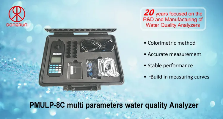 Portable Multiparameter Water Quality Analyzer - Heavy Metal Testing Kit