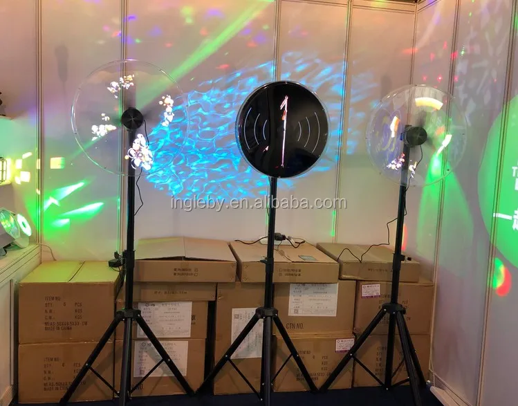3d Hologram Led Fan Different Size 50cm Transparent Cover - Buy 3d ...