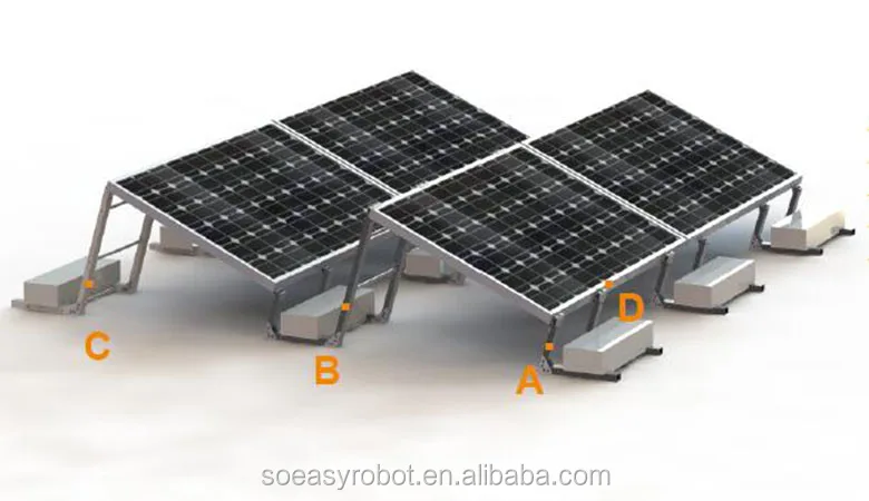 China Solar Mounting System With Ballasted Mount Solar Ballast Rack ...