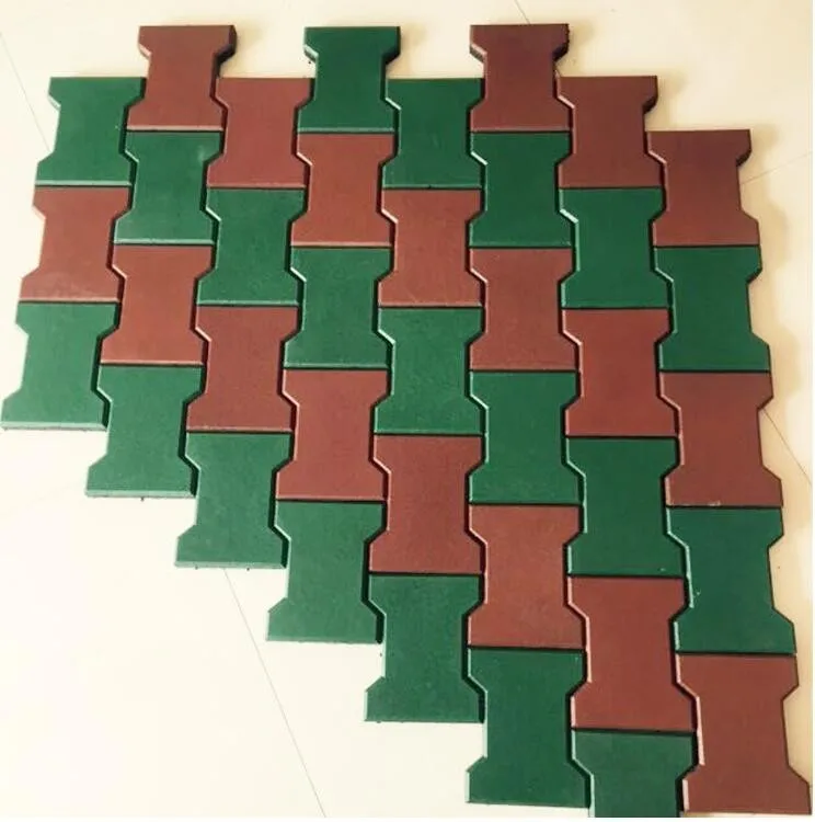Outdoor Application And Sbr Rubber Pavers Material Recycled Rubber ...
