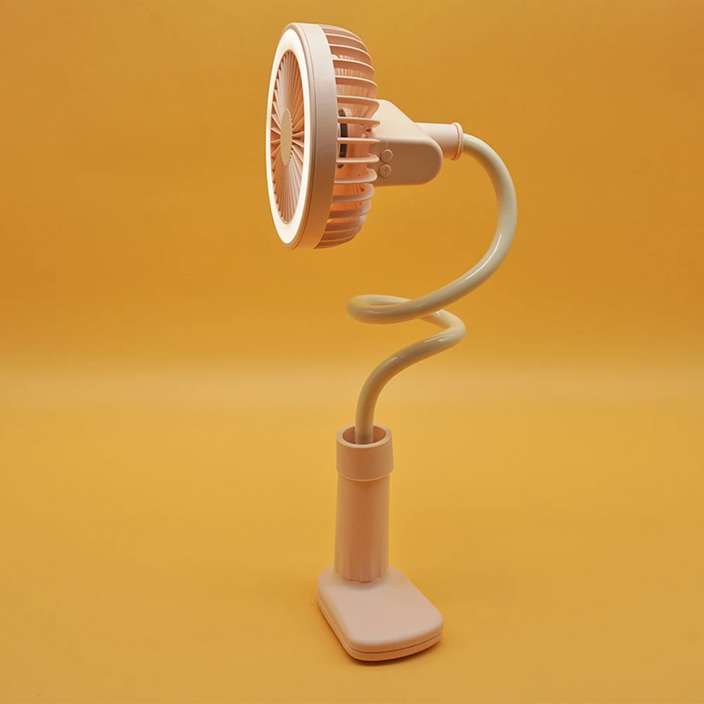 Portable Mini Clip On Stroller Fan Flexible Bendable Usb Rechargeable