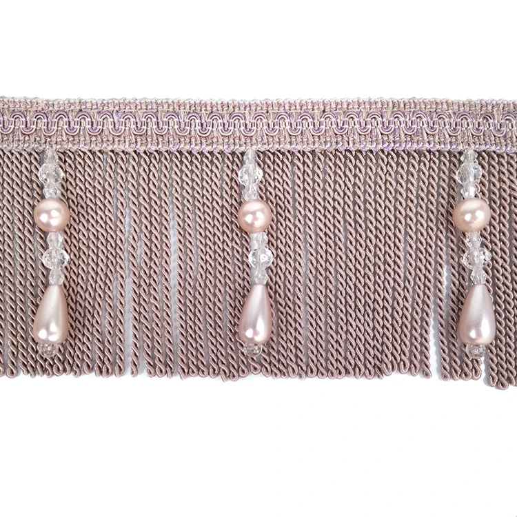 High Quality Sewing Drapery Curtain Trimming Beaded Bullion Fringe ...