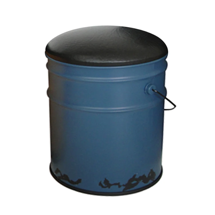 Metal Bucket Tin Bucket Round Stool - Buy Metal Bucket Round Pouf,Metal ...