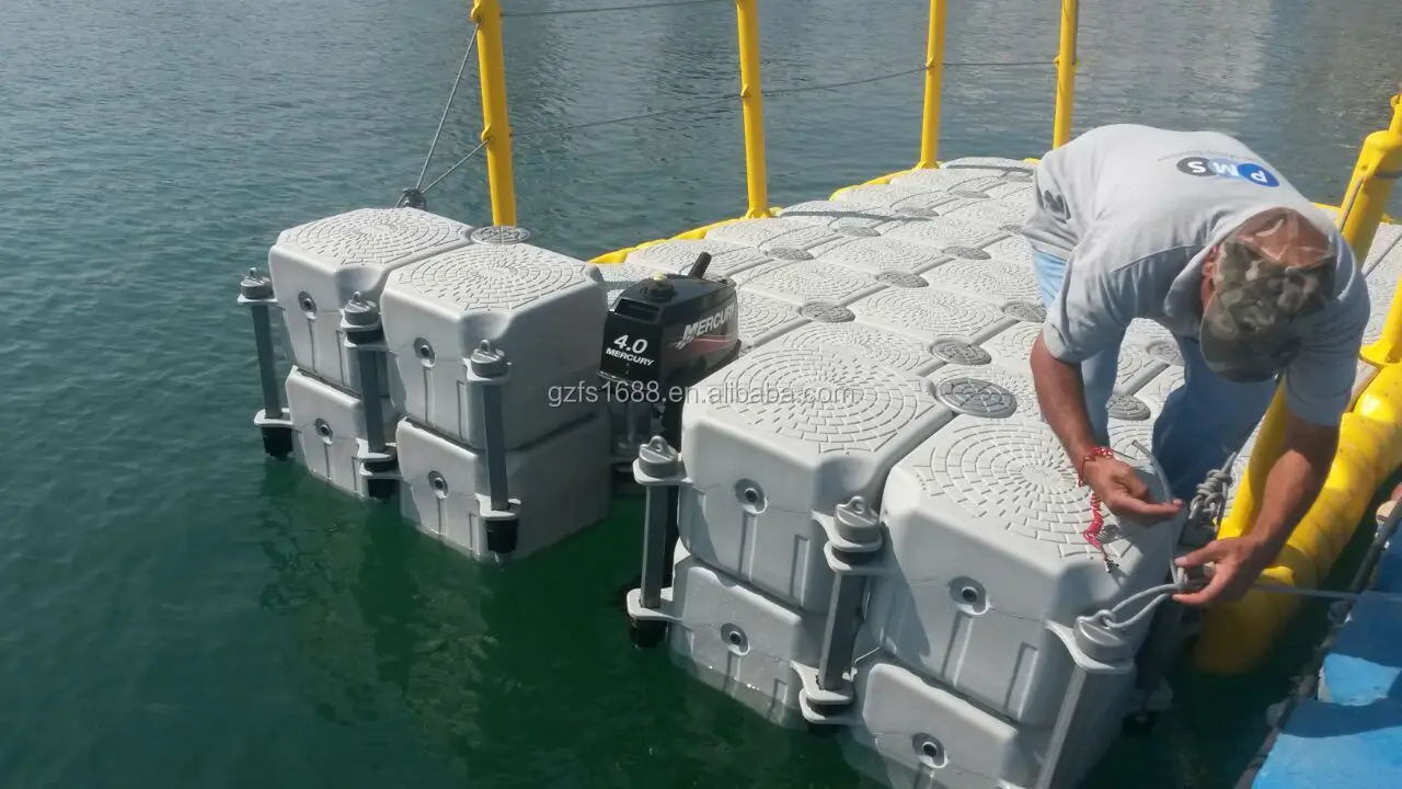 Modular Floating Platform Dock System for Pumps & Walkways