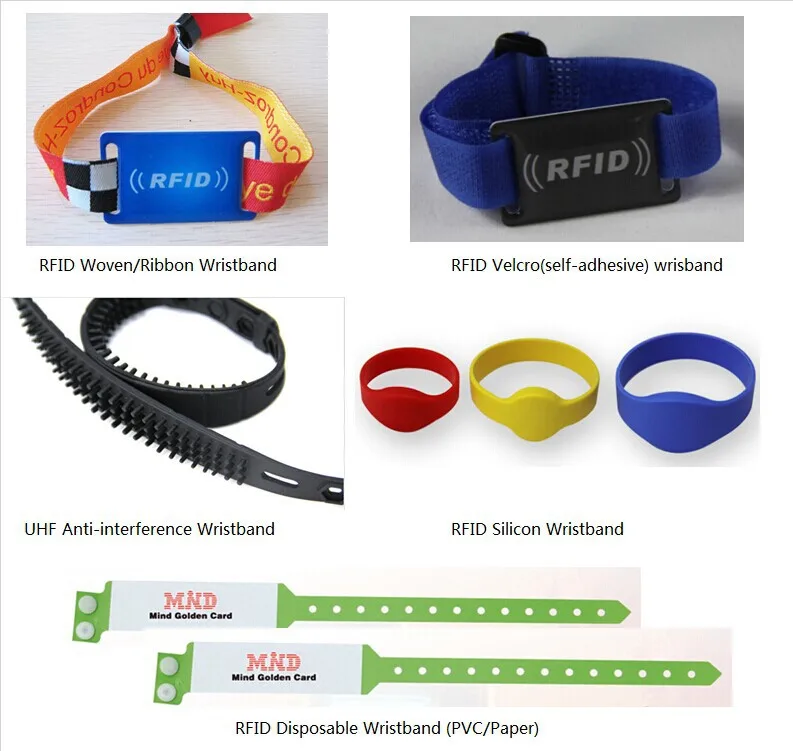 Contactless Wristband Rfid Smart Tag Band 125khz 13.56mhz Rfid - Buy ...